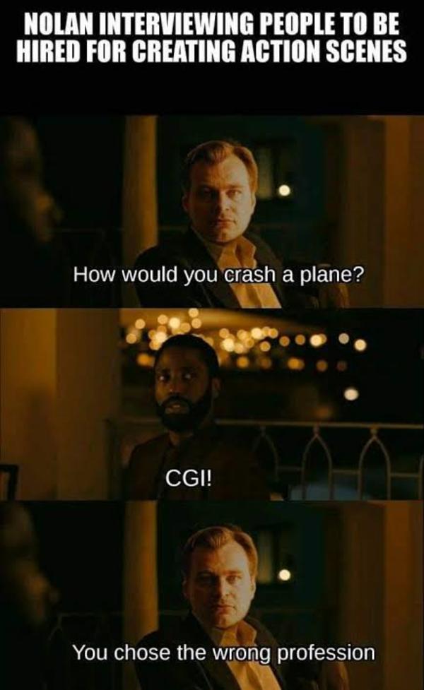 Plane Crash | Tenet | Know Your Meme