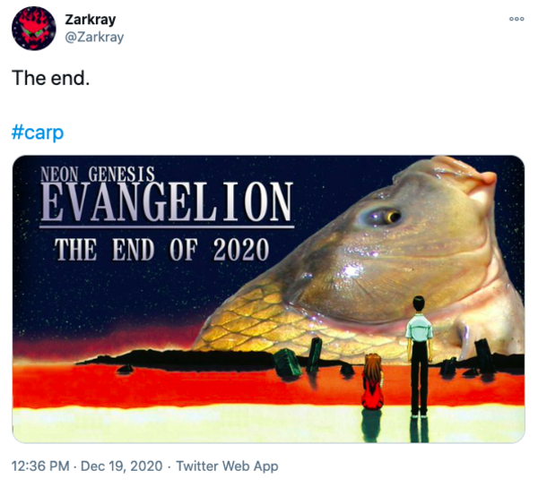 Evangelion Carp | Carp Tweets | Know Your Meme