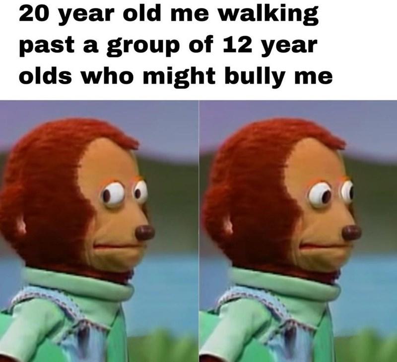 They know they can't be hit back | Awkward Look Monkey Puppet | Know ...