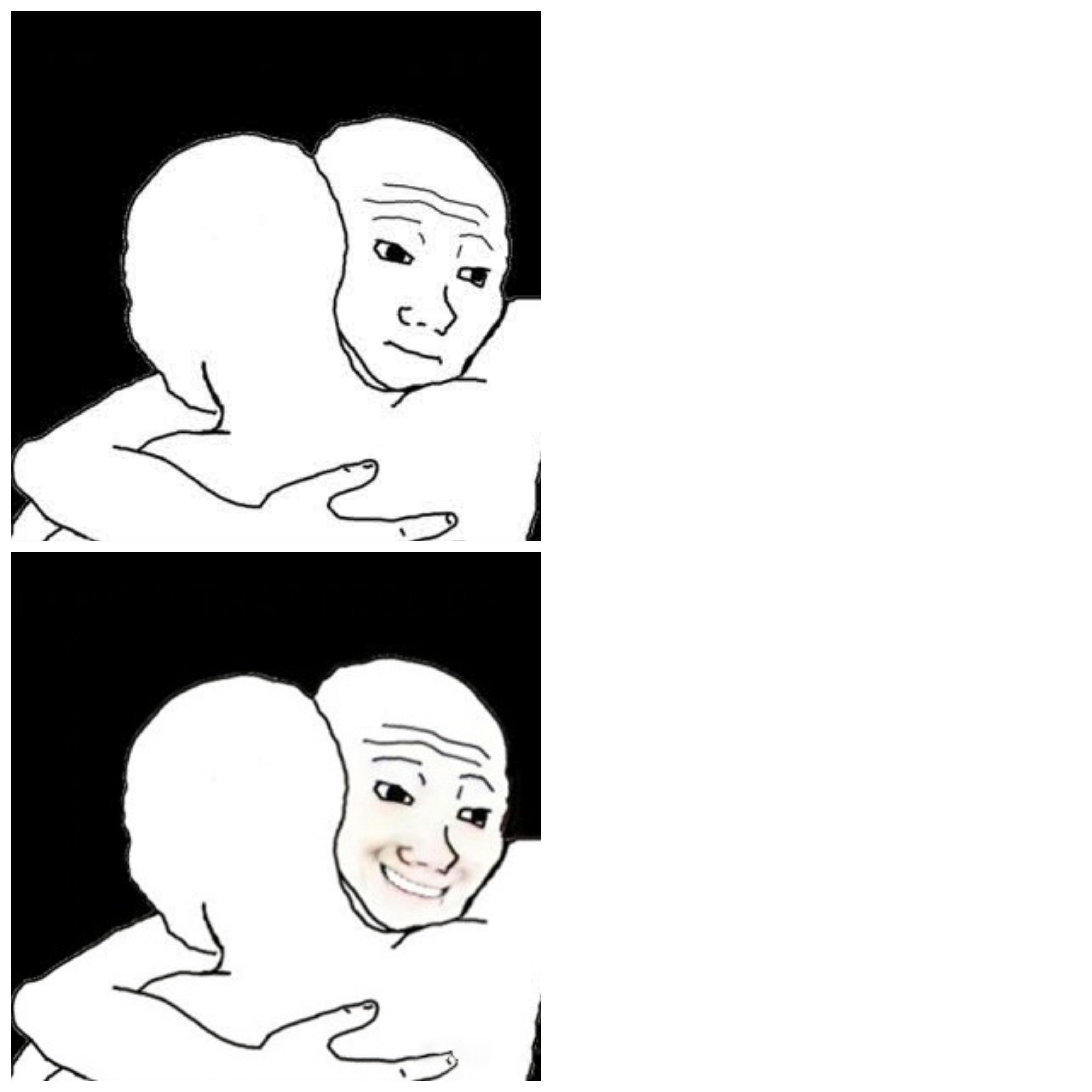 invest in smiling/hugging wojak | /r/MemeEconomy | Know Your Meme