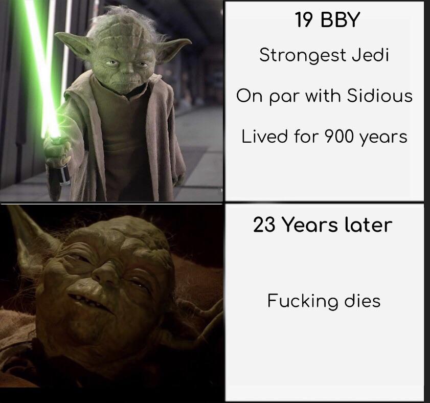 Anybody know why he’s so weak and frail? | /r/PrequelMemes | Prequel ...