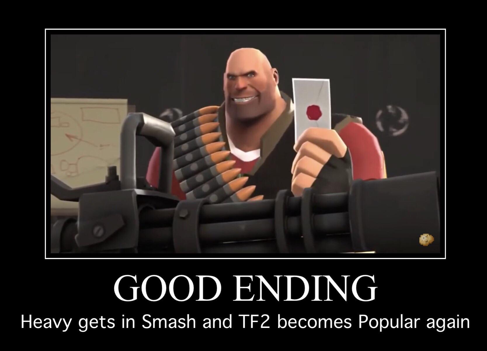 Good Ending: Heavy Gets in Smash and TF2 Becomes Popular Again | Good ...