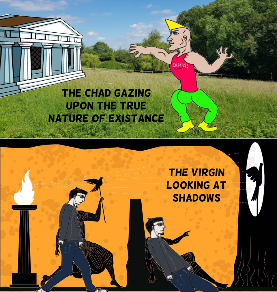 Allegory of the Chad | Virgin vs. Chad | Know Your Meme