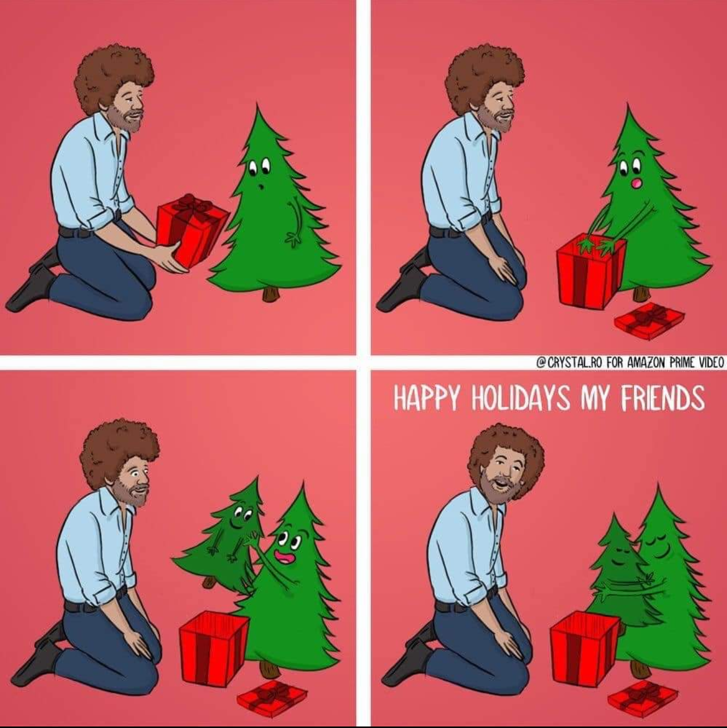 Happy little trees | /r/wholesomememes | Wholesome Memes | Know Your Meme