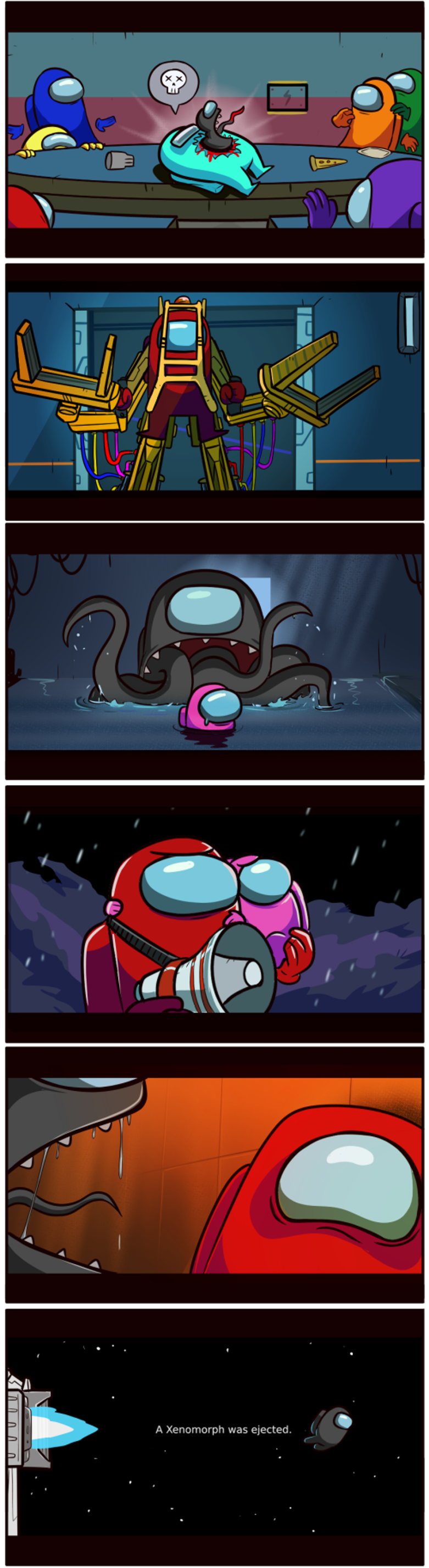 AMONG US BUT IT IS THE ALIEN FRANCHISE | Crossover | Know Your Meme