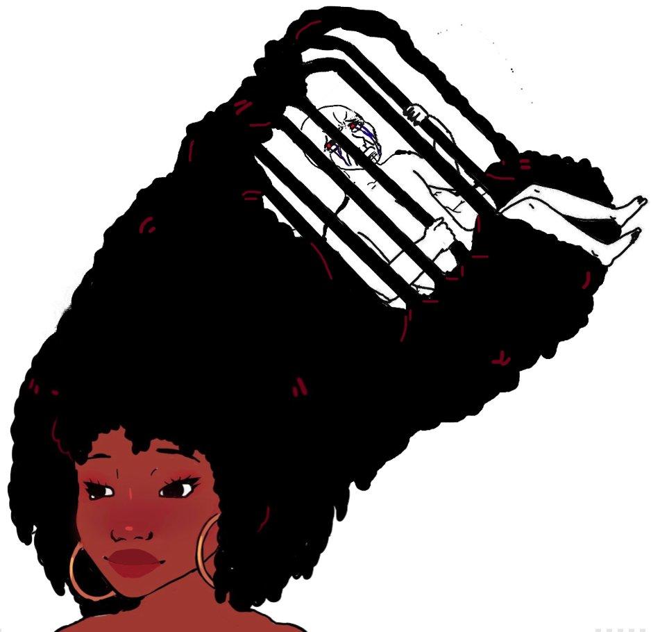 Afro Cage Wojak | Black Wojaks | Know Your Meme