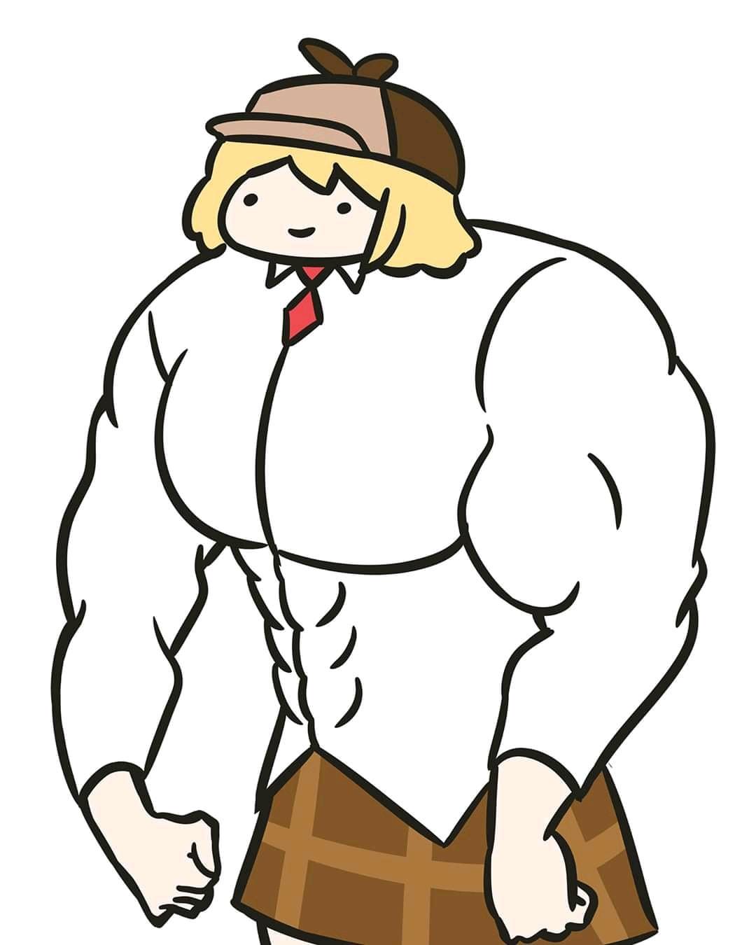 Buffed | Chibi Amelia / Smol Ame | Know Your Meme