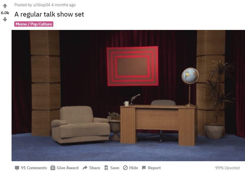 Talk Show | Liminal Spaces / Images With Elegiac Auras | Know Your Meme