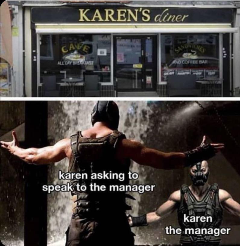 Unstoppable force meets immovable object | /r/FuckYouKaren | Karen ...