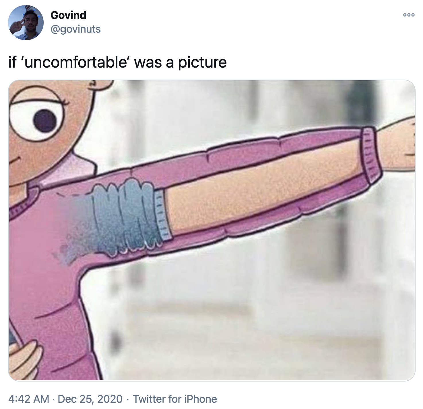 if ‘uncomfortable’ was a picture | Shirt Sleeve Bunched Up Underneath ...