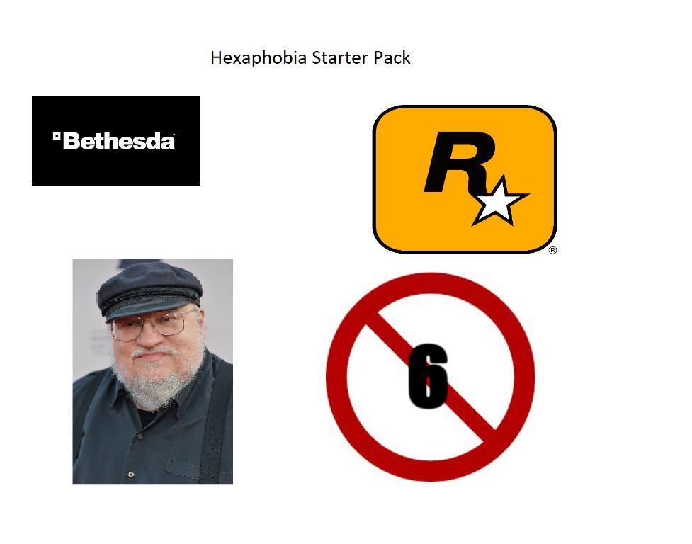 Hexaphobia Starter Pack | /r/starterpacks | Starter Packs | Know Your Meme