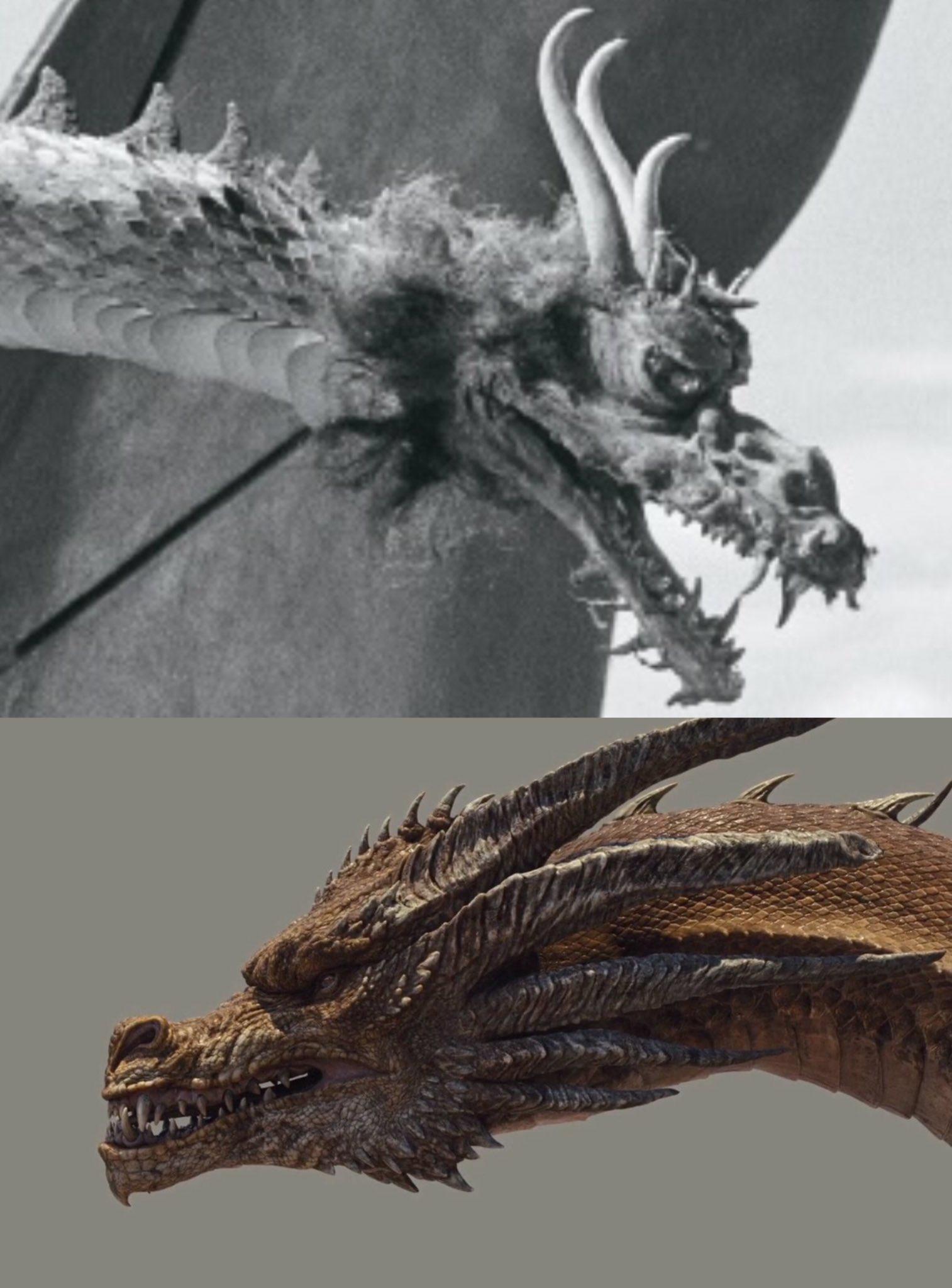 King Ghidorah head comparison | Godzilla | Know Your Meme