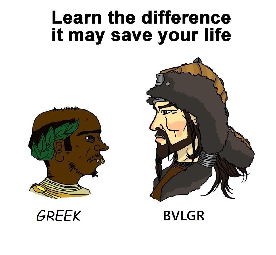 Greek vs Bulgar | Nordic / Mediterranean | Know Your Meme
