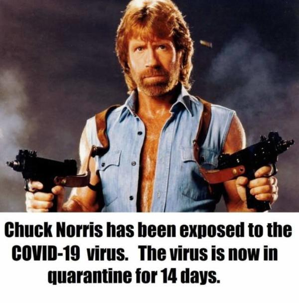 If the virus tests positive for Norris-19, the pandemic is over | Chuck ...