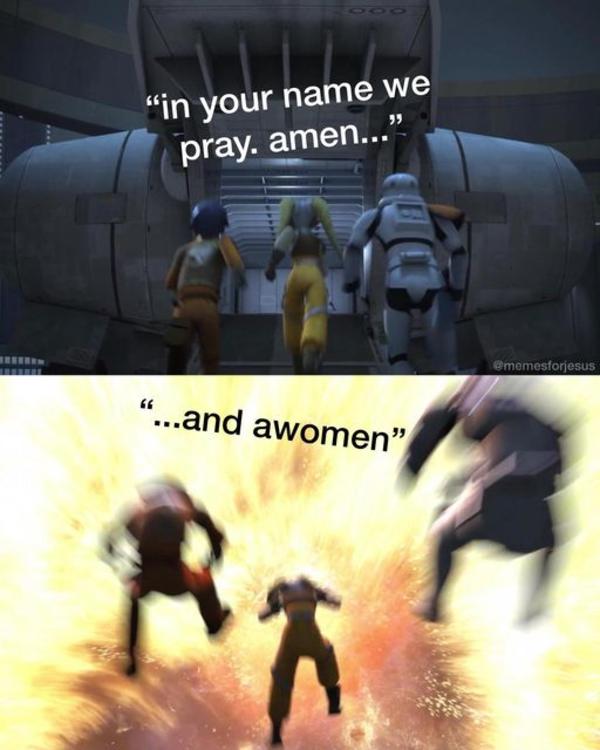 F | Amen and Awomen | Know Your Meme