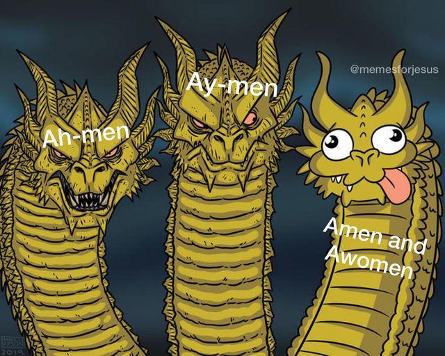 Ayyy-women | Amen and Awomen | Know Your Meme