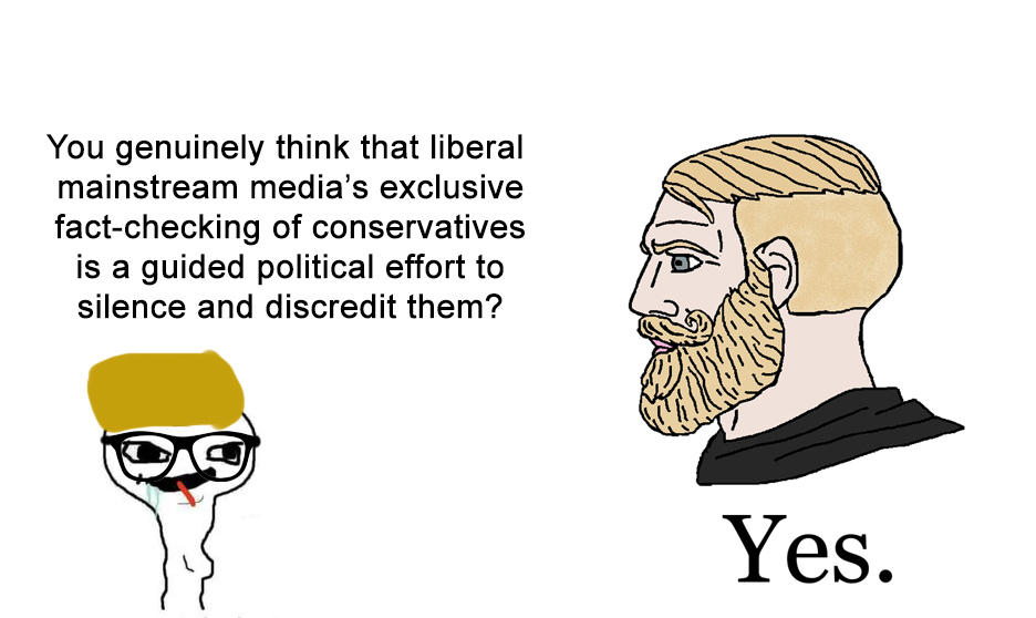 Deboonker based yes, yes chad: You genuinely think that liberal ...