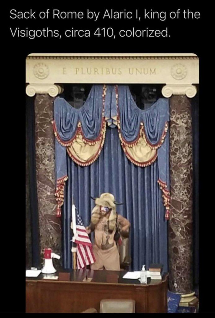 Alaric Sacks Rome (410 AD) | January 6th, 2021, Storming of the United ...