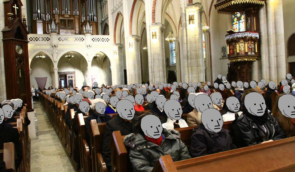 npc (church) | NPC Wojak | Know Your Meme