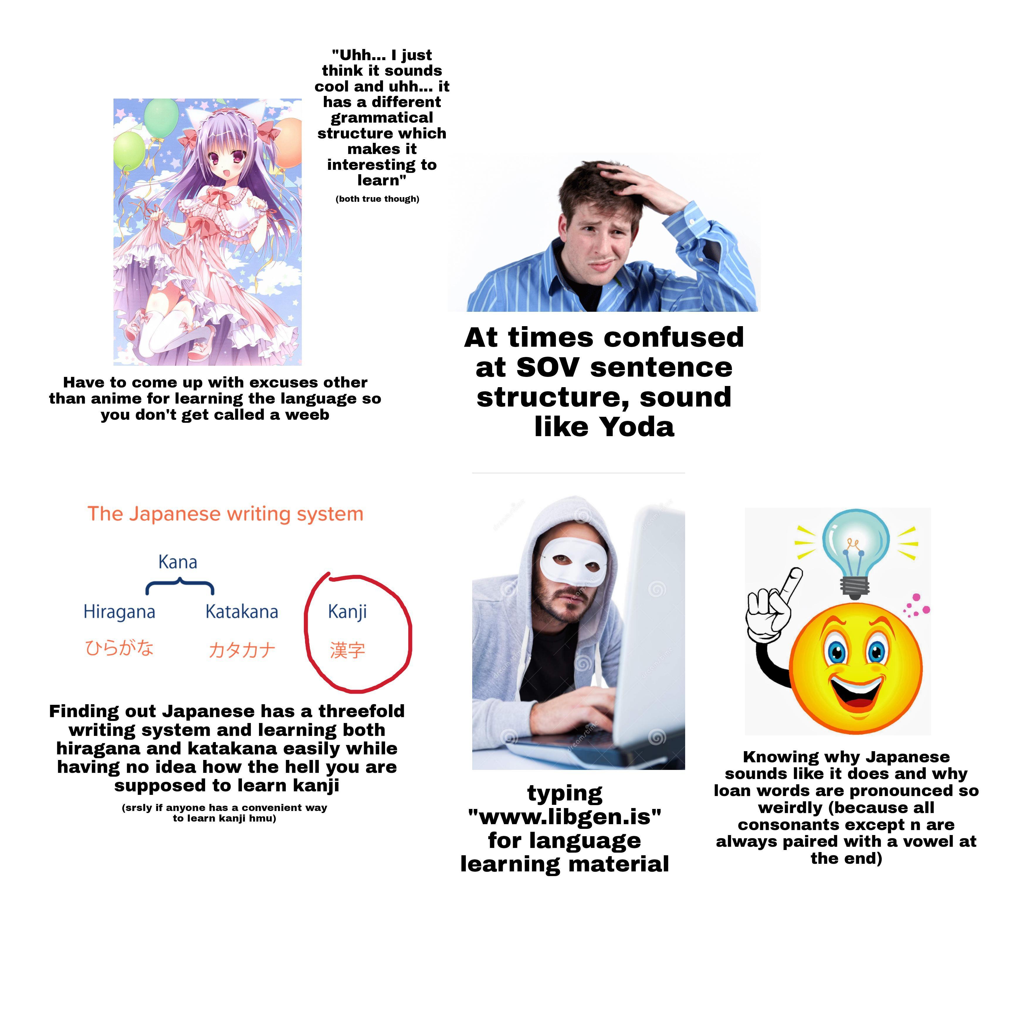 Learning Japanese starter pack | /r/starterpacks | Starter Packs | Know ...