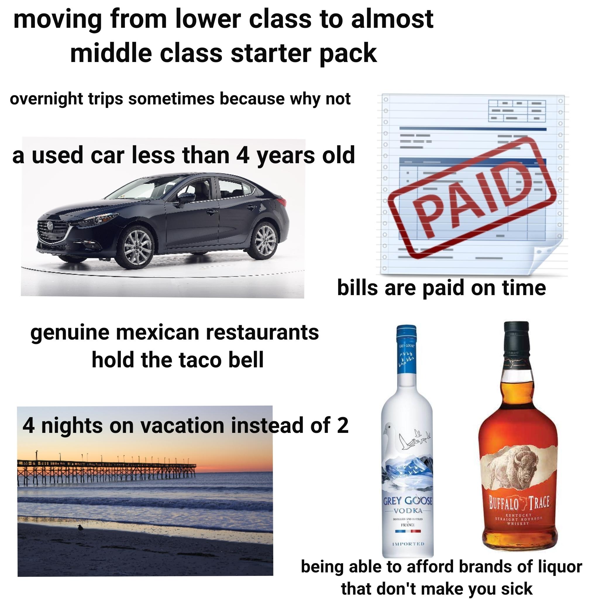 moving from lower class to almost middle class starter pack | /r ...