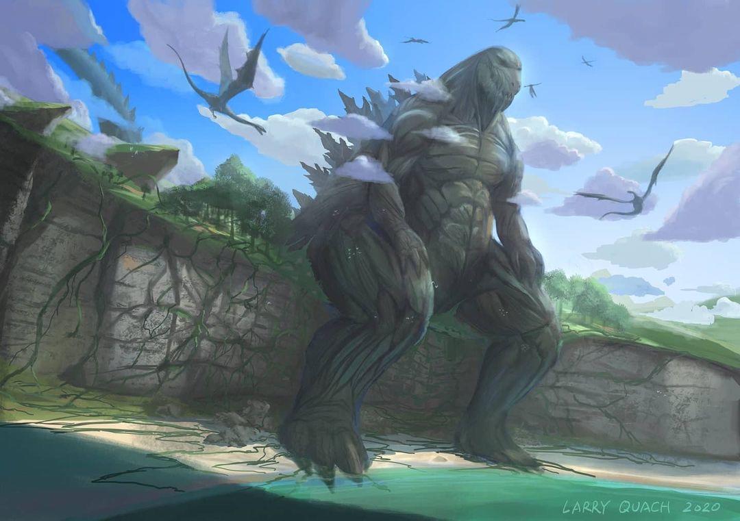 Godzilla sitting | Godzilla | Know Your Meme