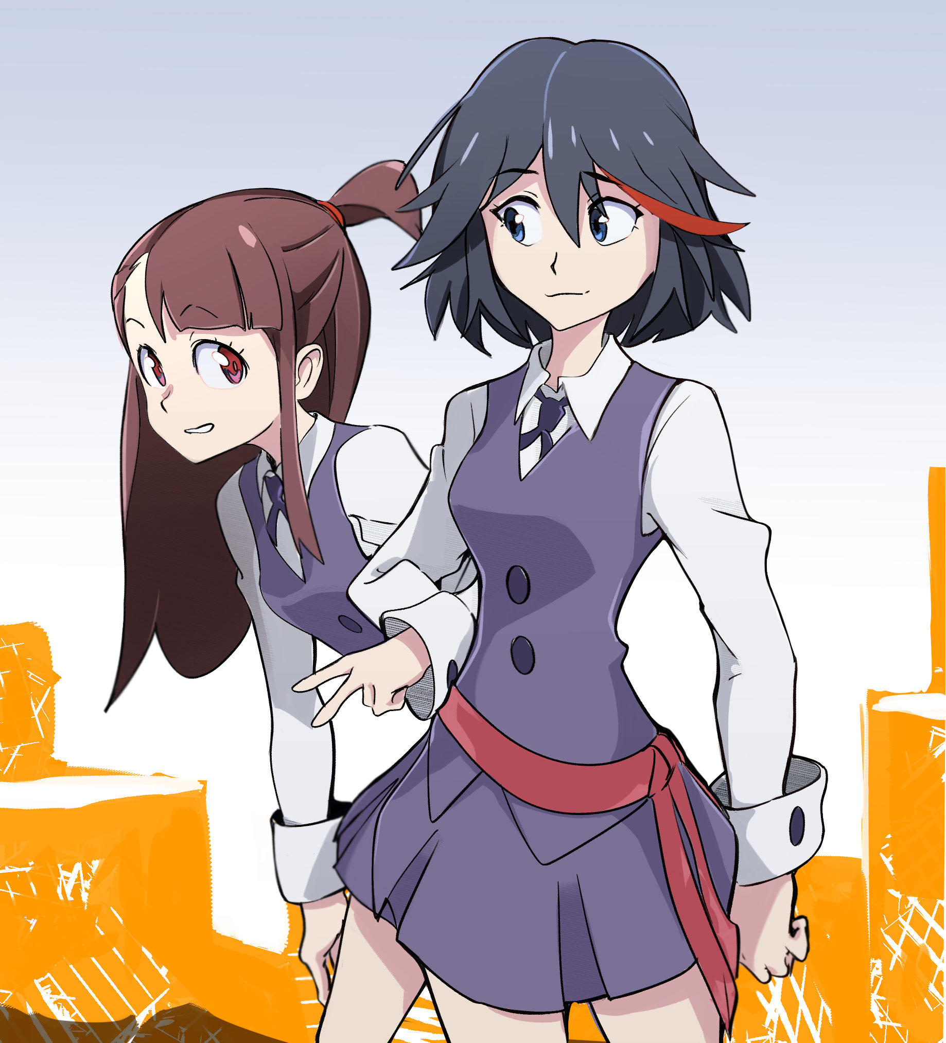 Same voice actress (Ryuko and Akko) | Crossover | Know Your Meme