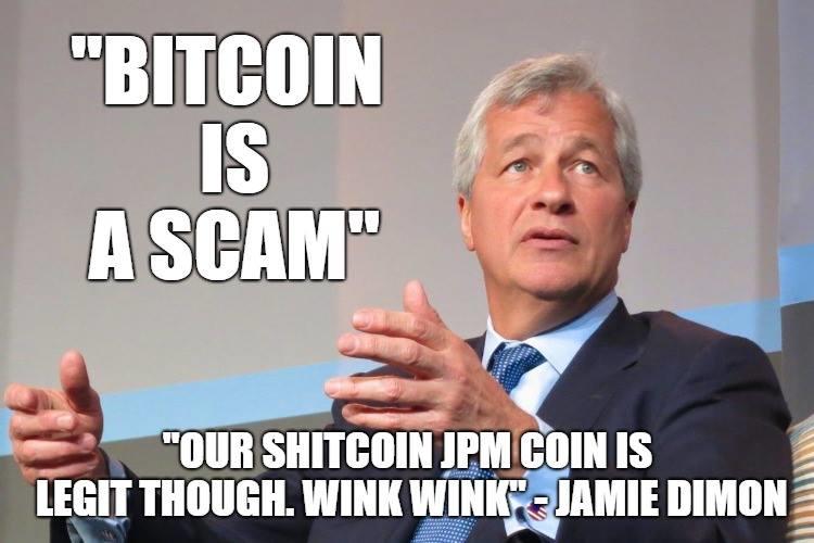 Message For You From Jamie Dimon | Shitcoin | Know Your Meme