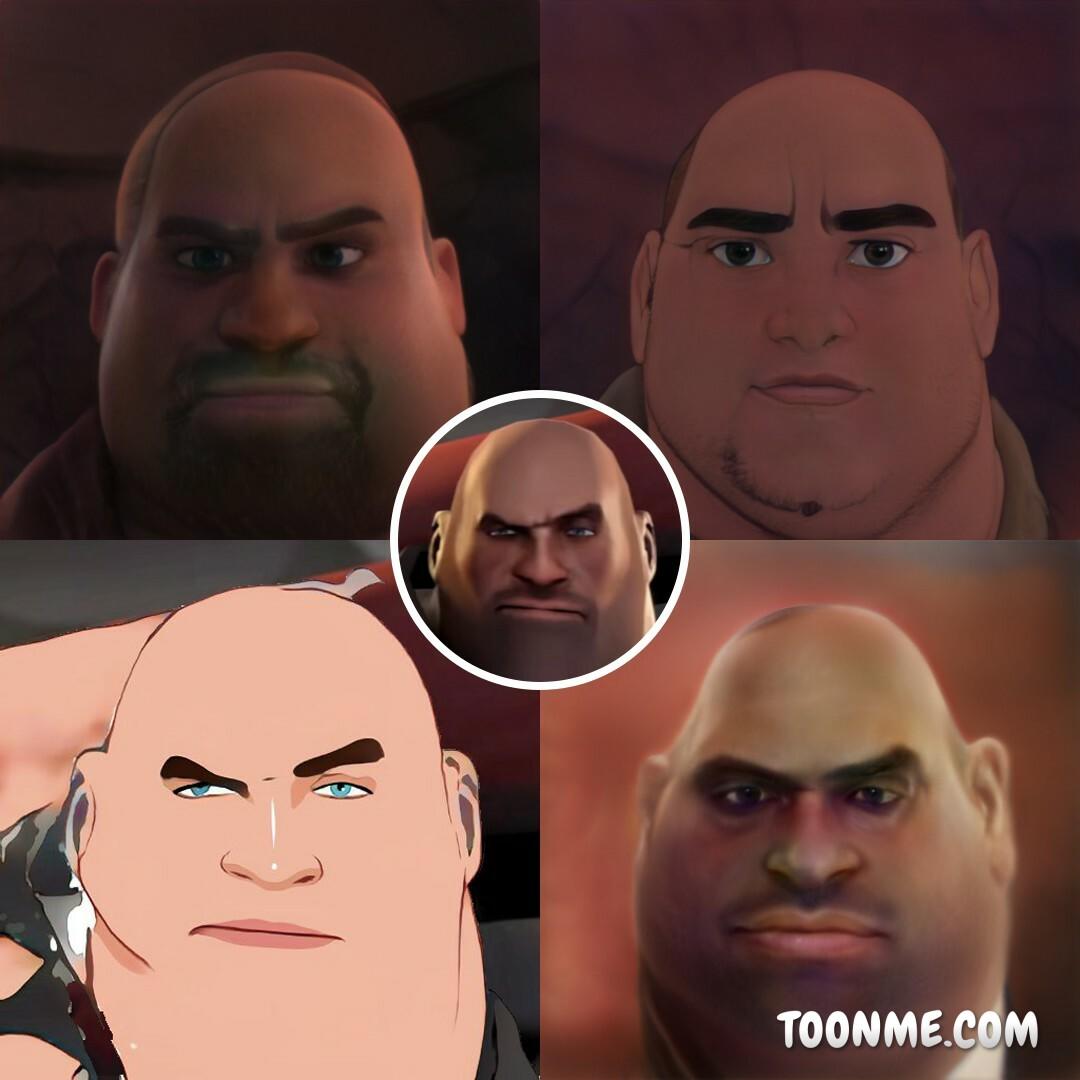 Heavy Weapons Guy - All Bosses (No Damage) | Toonme | Know Your Meme