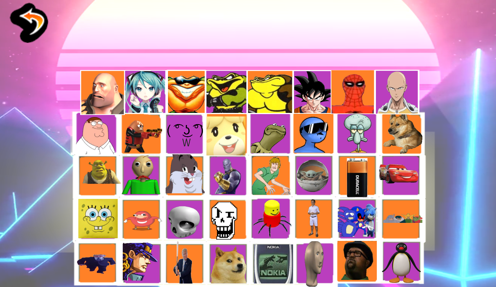 meme fighters character select | Gaming | Know Your Meme