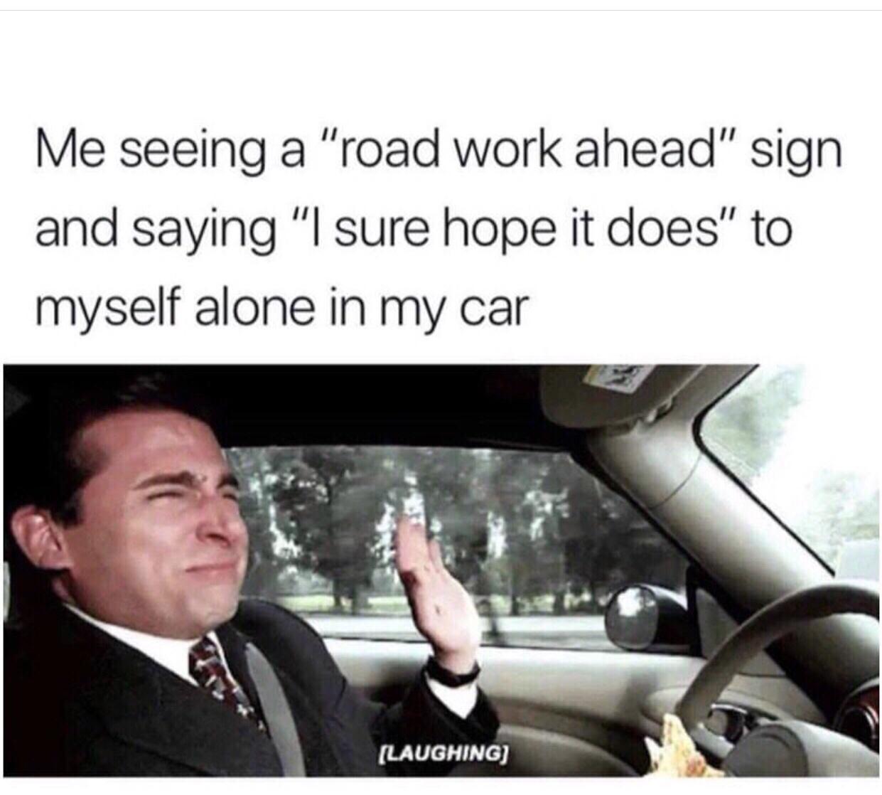 This guy's the funniest guy in the car! | The Office | Know Your Meme