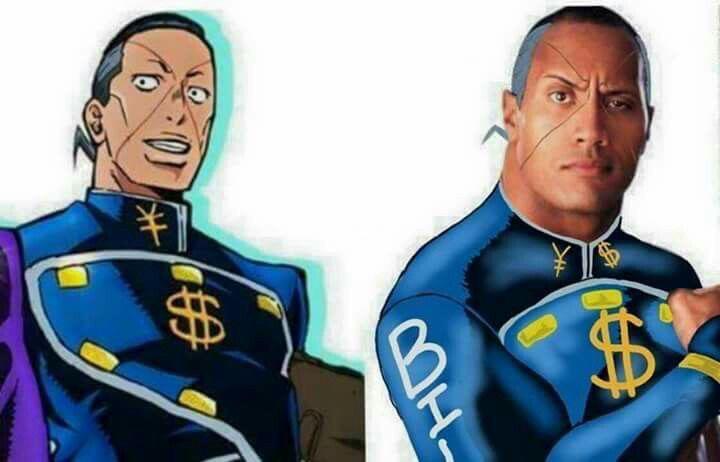 Okayasu the rock Johnson | /r/ShitPostCrusaders/ | JoJo's Bizarre ...