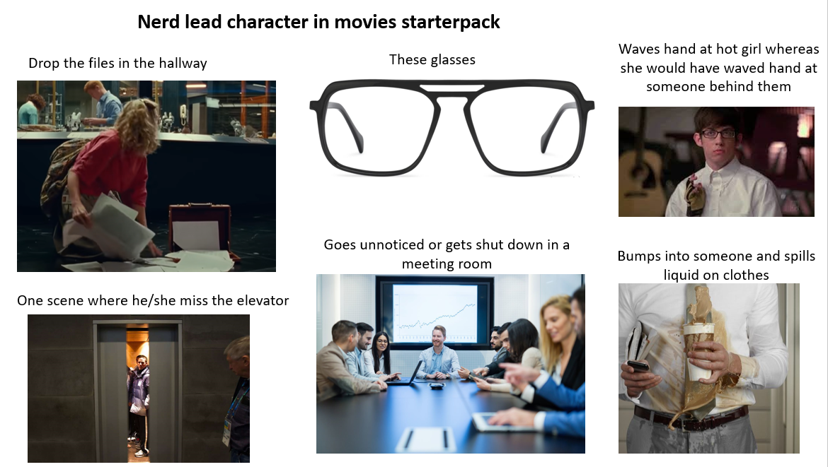 Nerd lead character in movies starterpack | /r/starterpacks | Starter ...