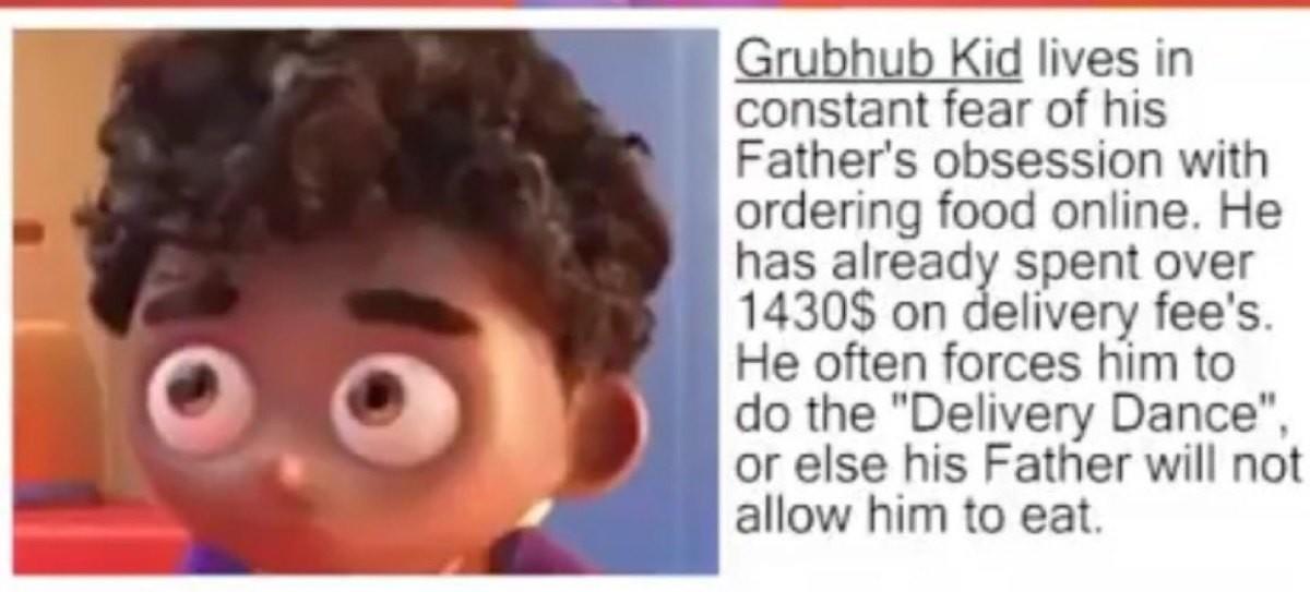 Grubhub Kid Lives in Constant Fear | Grubhub "Delivery Dance" Ad | Know ...