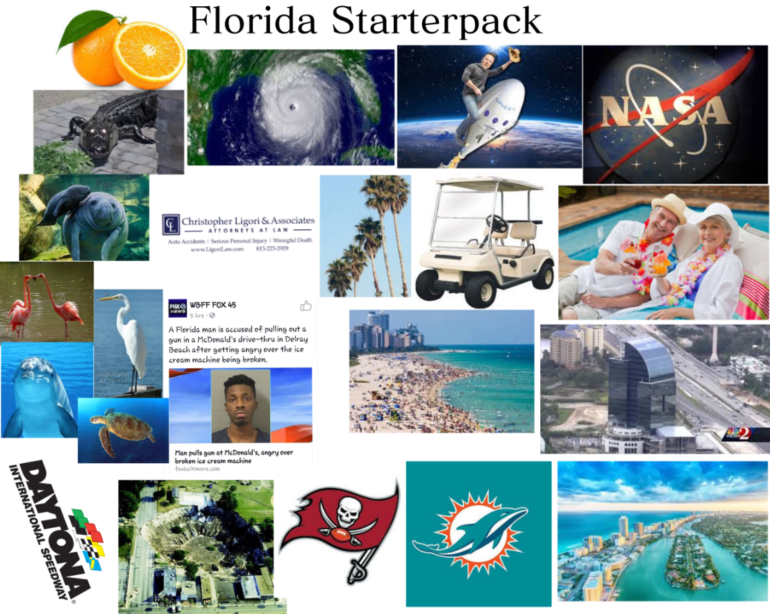 Florida Starterpack | /r/starterpacks | Starter Packs | Know Your Meme