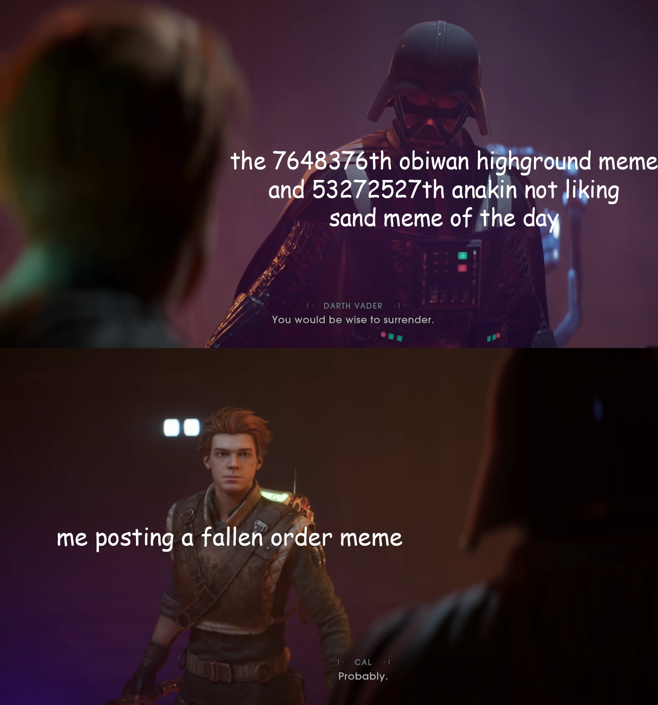 Stim BD | /r/PrequelMemes | Prequel Memes | Know Your Meme