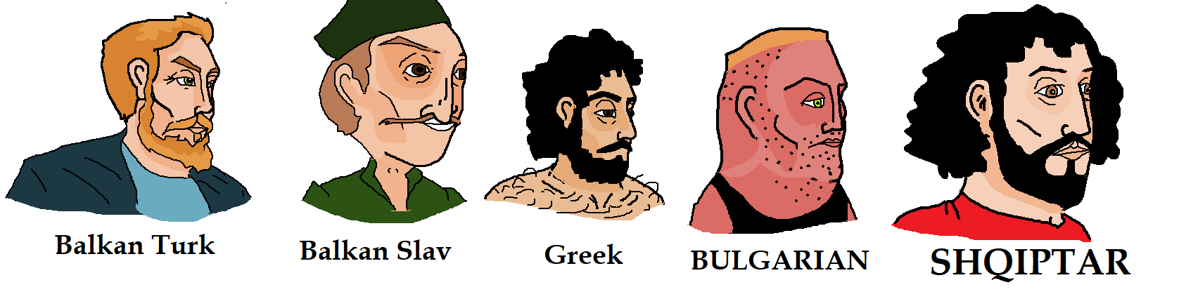 Balkan Faces by Nomad Nomadic Memes | Nordic / Mediterranean | Know ...