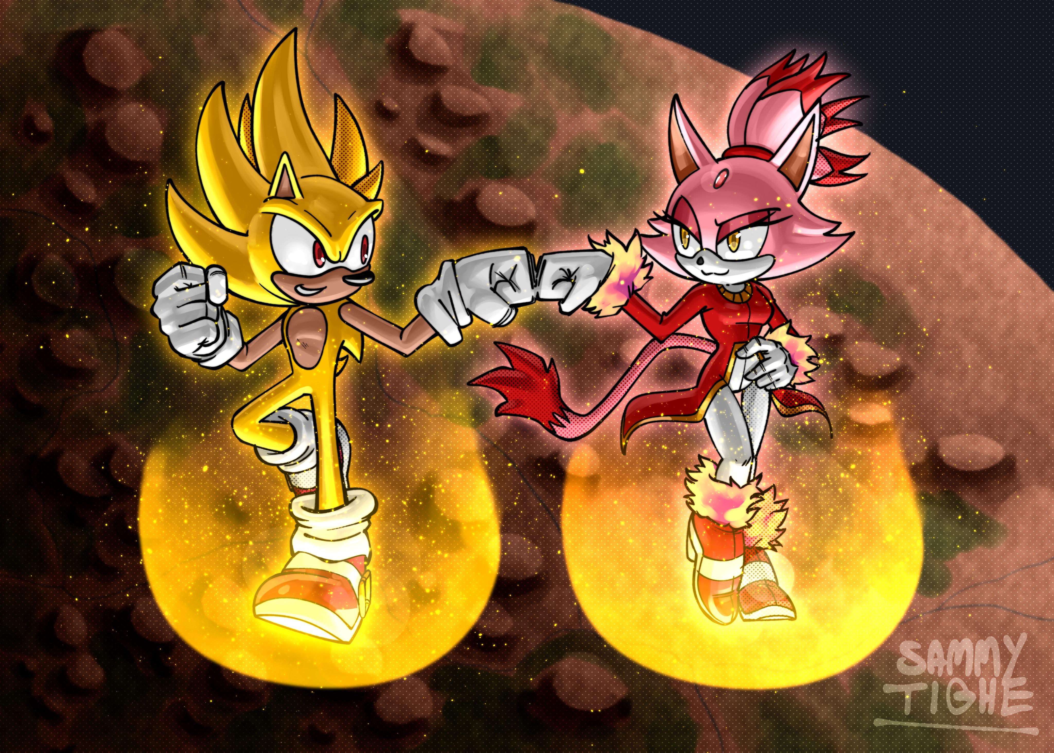 super sonic and burning blaze | Sonic the Hedgehog | Know Your Meme
