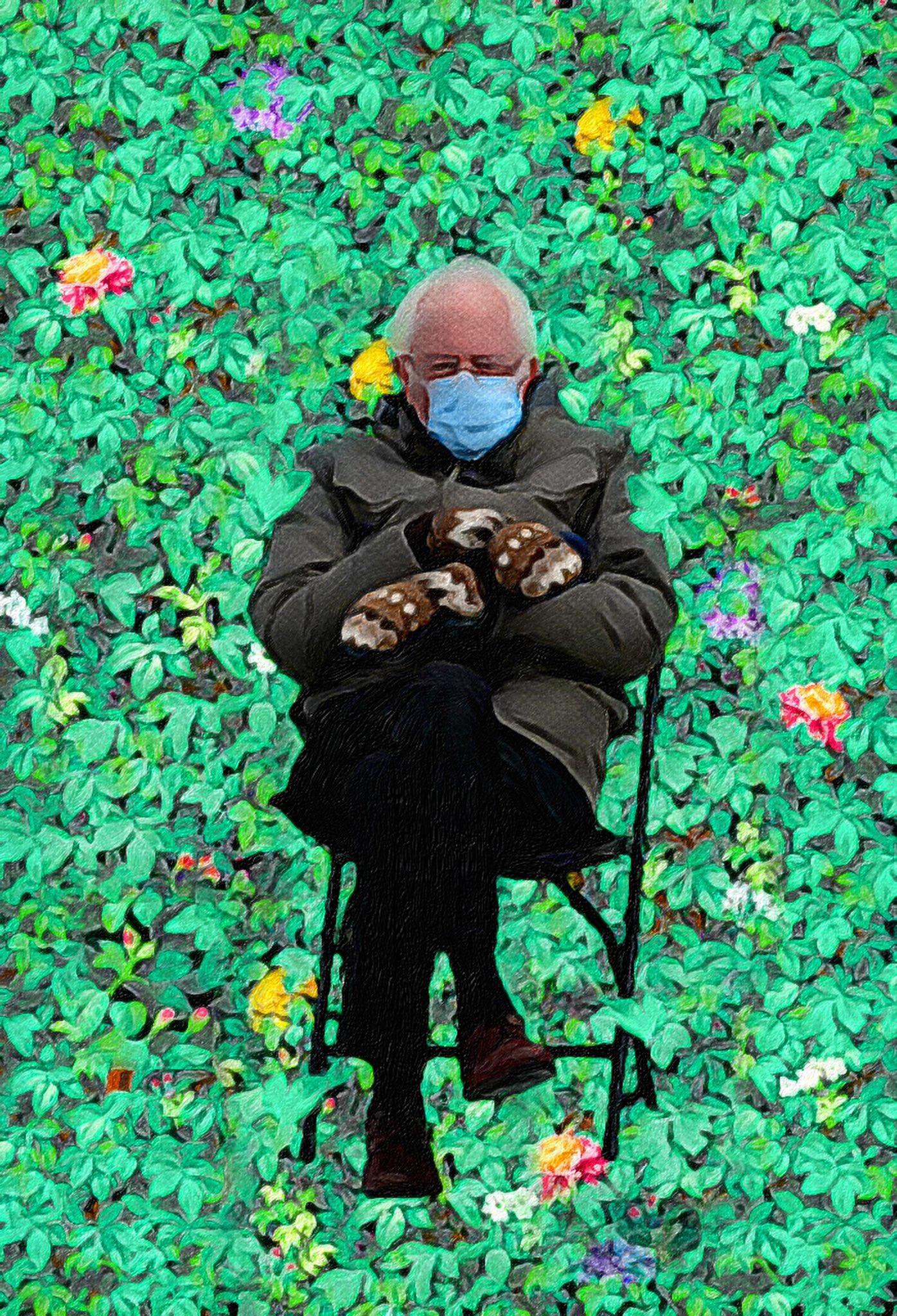 Bernie as Obama's National Gallery Portrait | Bernie Sanders Wearing ...