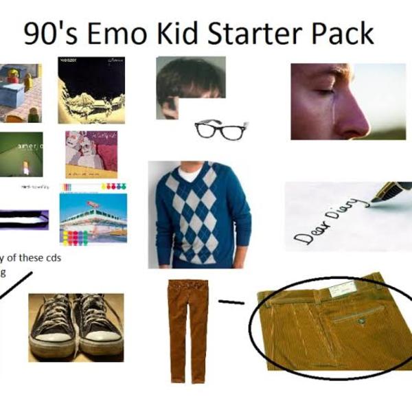 90's Emo kid Starter Pack | /r/starterpacks | Starter Packs | Know Your ...