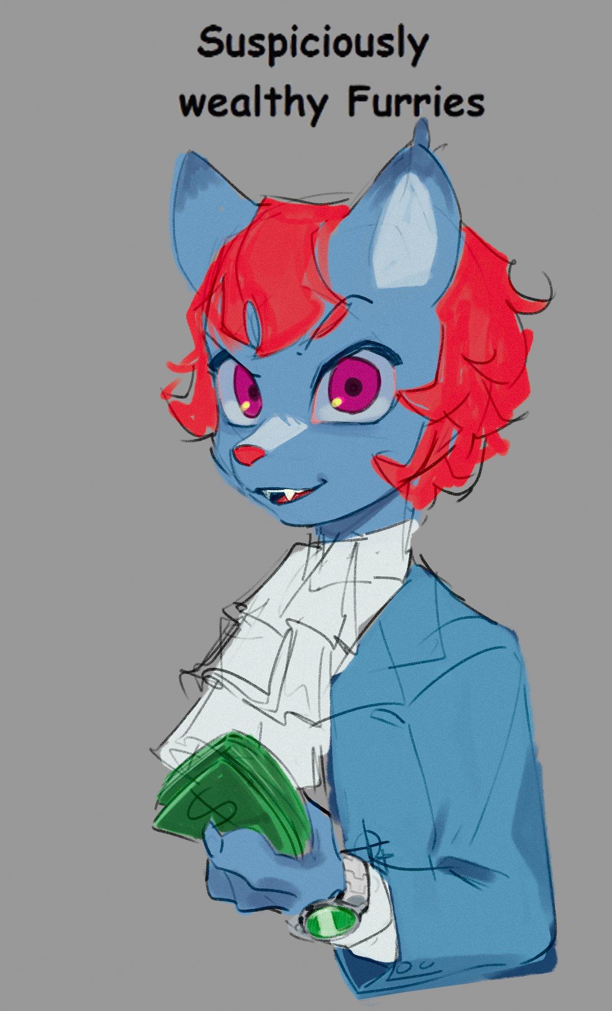 Suspiciously wealthy furry by @CHZJAE | Suspiciously Wealthy Furry (수상할 ...