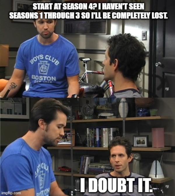 I convinced my wife to watch by showing her "The Gang Solves the Gas ...