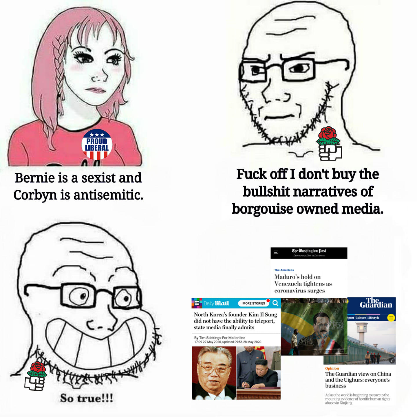 propaganda at its finest | Wojak Comics | Know Your Meme