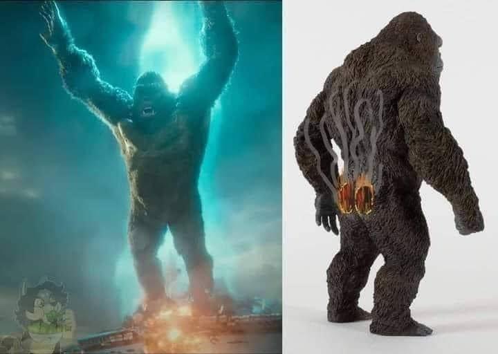 Fried monkey cheeks | Godzilla | Know Your Meme