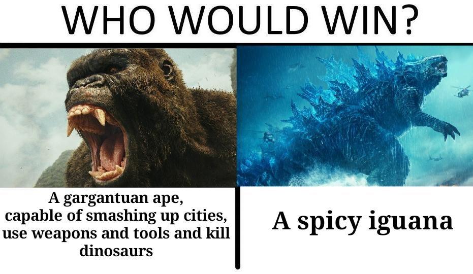 GvK who will win | Godzilla vs. Kong | Know Your Meme