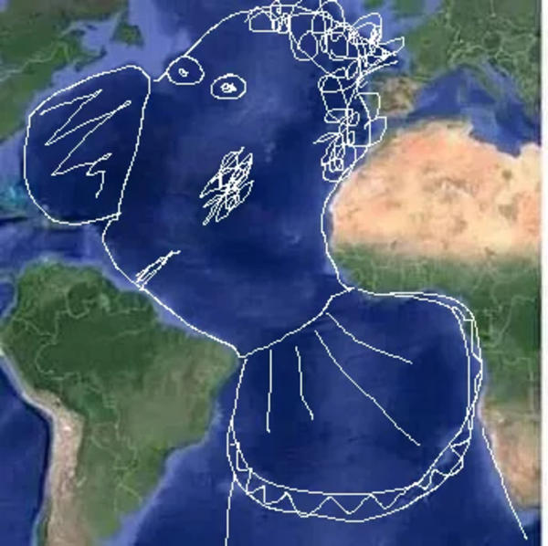 Atlantic Clown | Atlantic Ocean Redraws | Know Your Meme