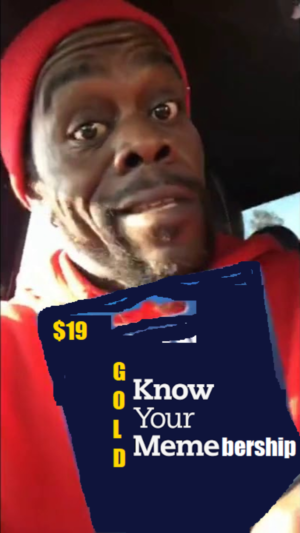 $19 Gold KnowYourMemebership card | Know Your Meme | Know Your Meme