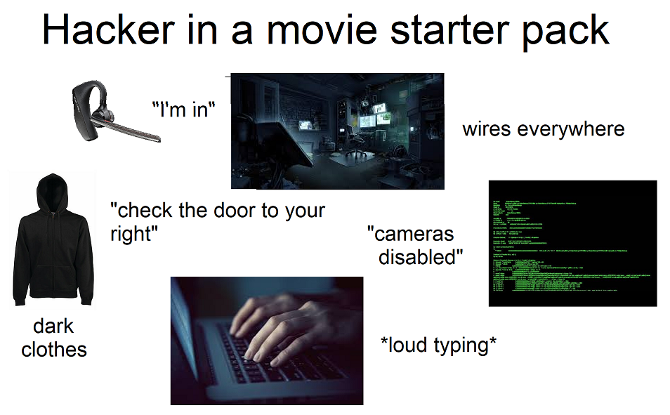 Every hacker ever starterpack | /r/starterpacks | Starter Packs | Know Your Meme