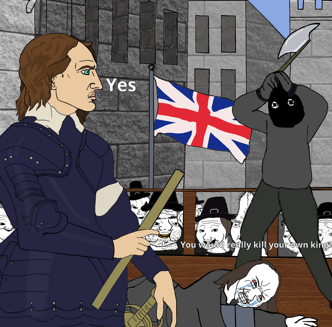 Execution of King Charles I | Wojak Comics | Know Your Meme