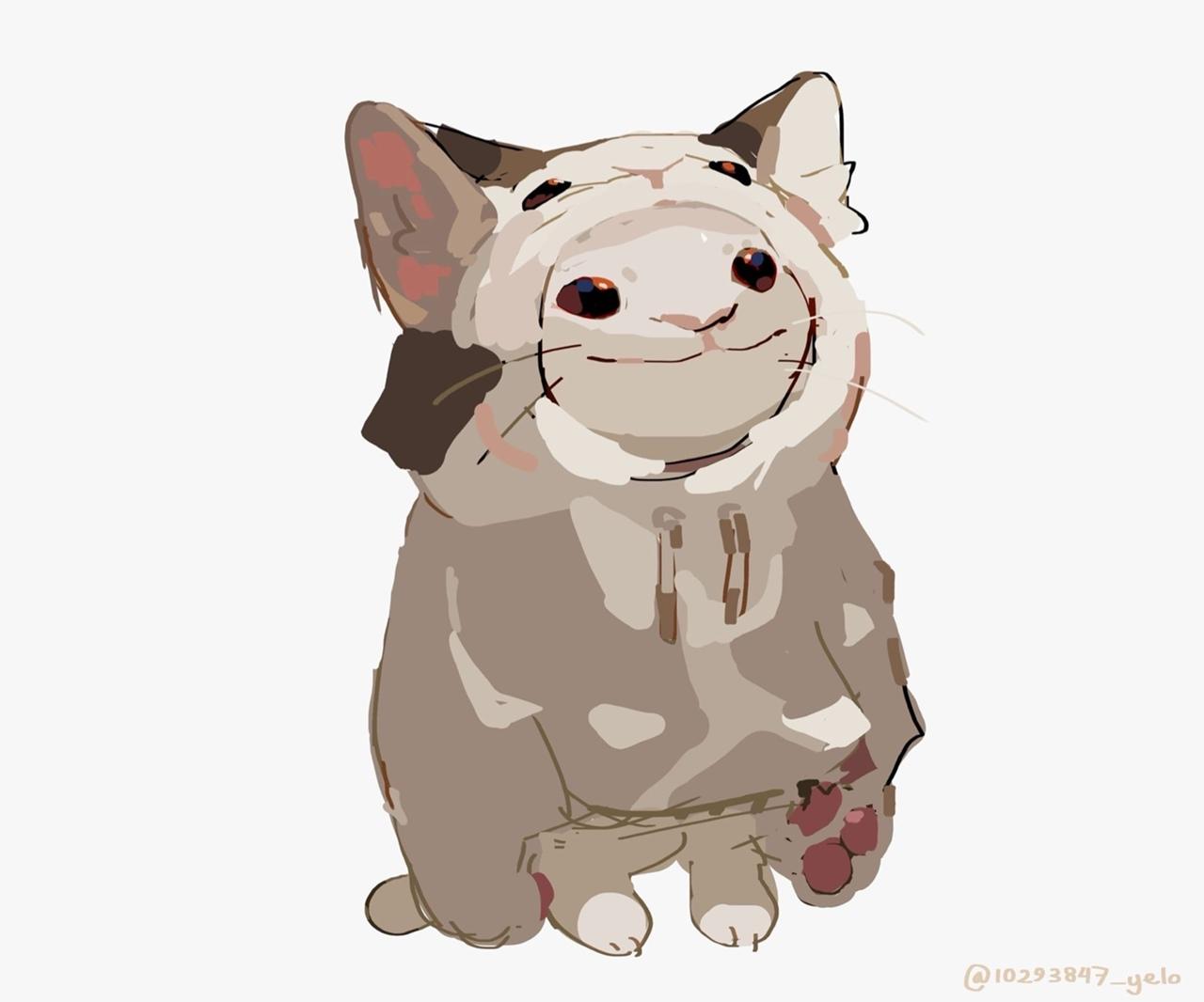 Pop cat inside pop cat art | Pop Cat | Know Your Meme